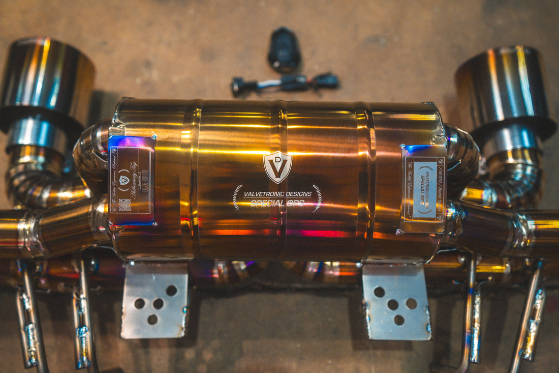 Porsche 718 GT4 / Boxter Spyder Valved Sport Exhaust System ...