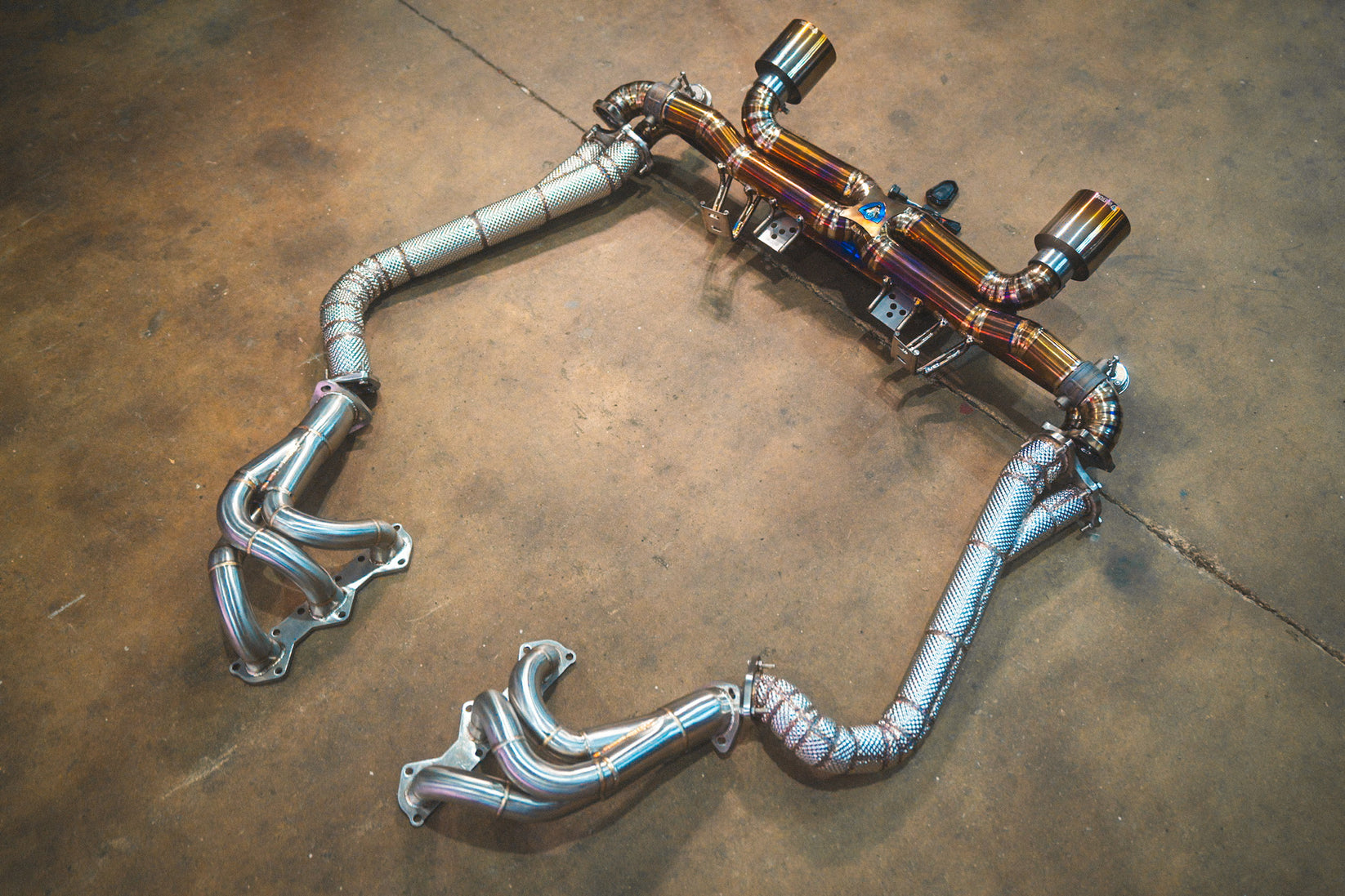 Porsche 718 GT4 / Boxter Spyder Valved Sport Exhaust System ...